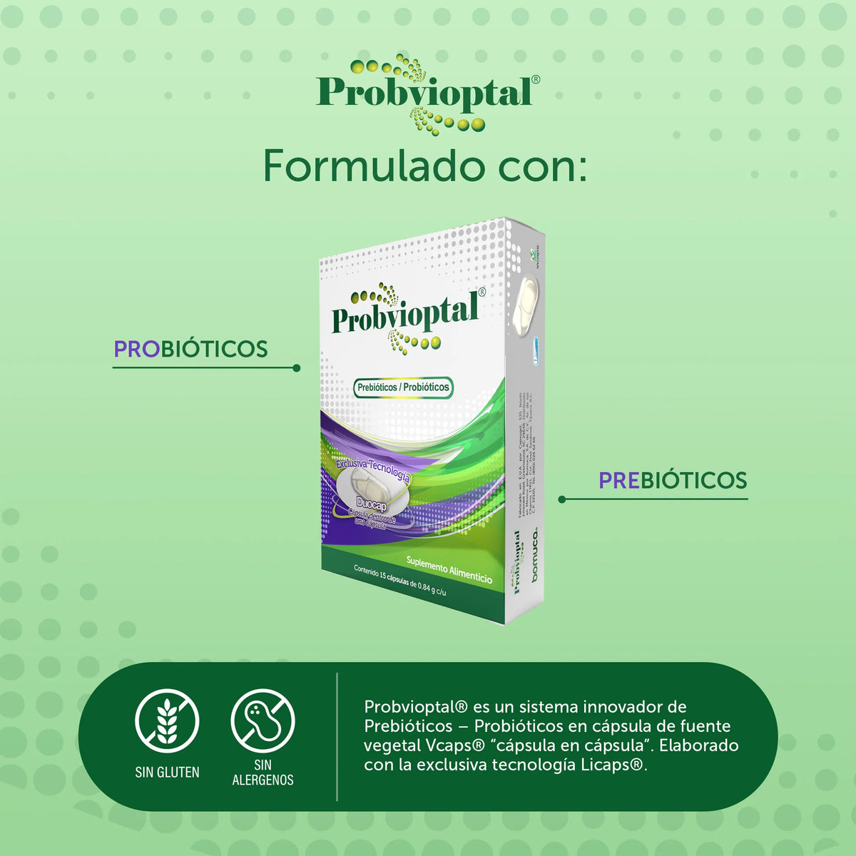 Probvioptal Prebioticos Y Probioticos 60 Cápsulas – Llantas Mtb Mexico