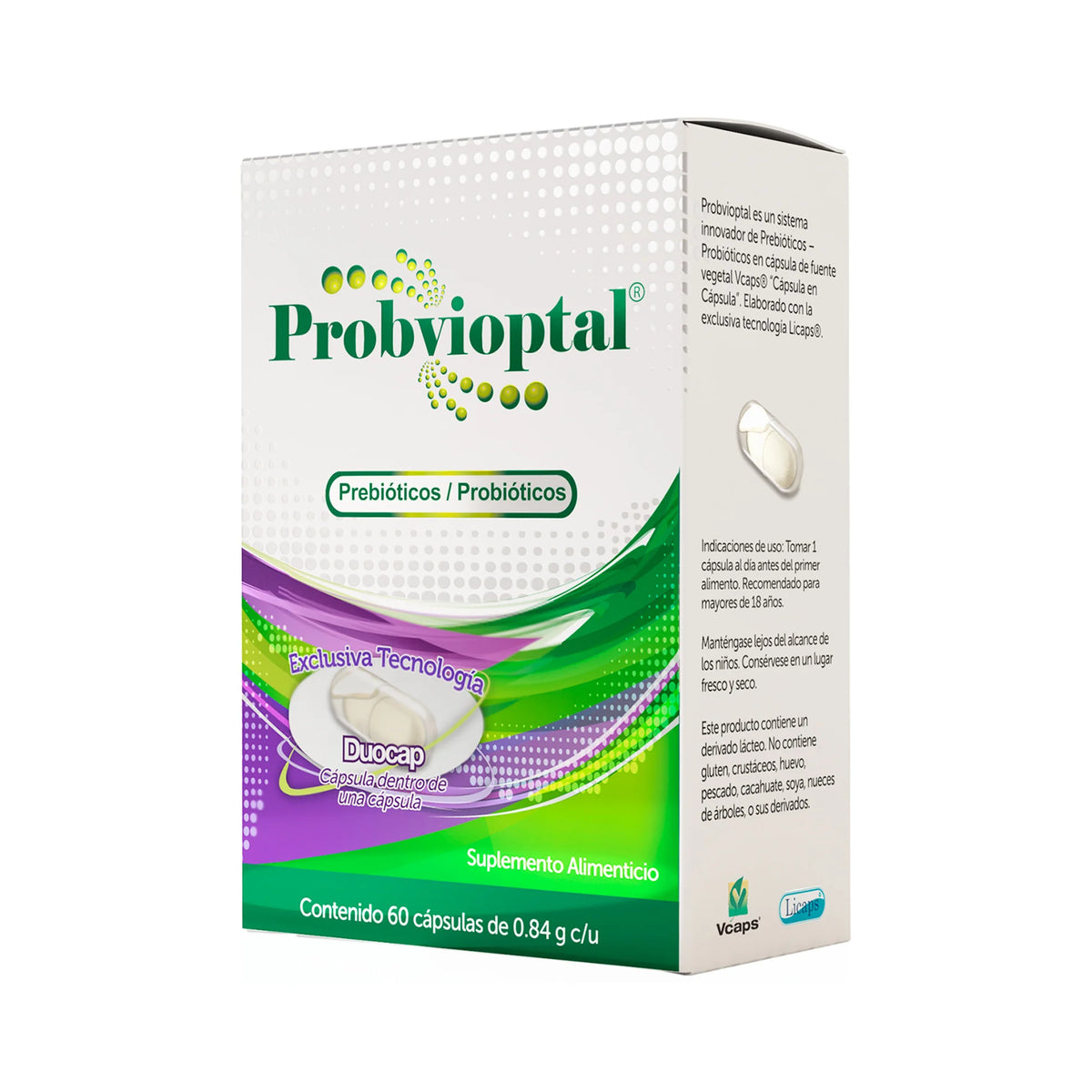 Probvioptal Prebioticos Y Probioticos 60 Cápsulas – Llantas Mtb Mexico